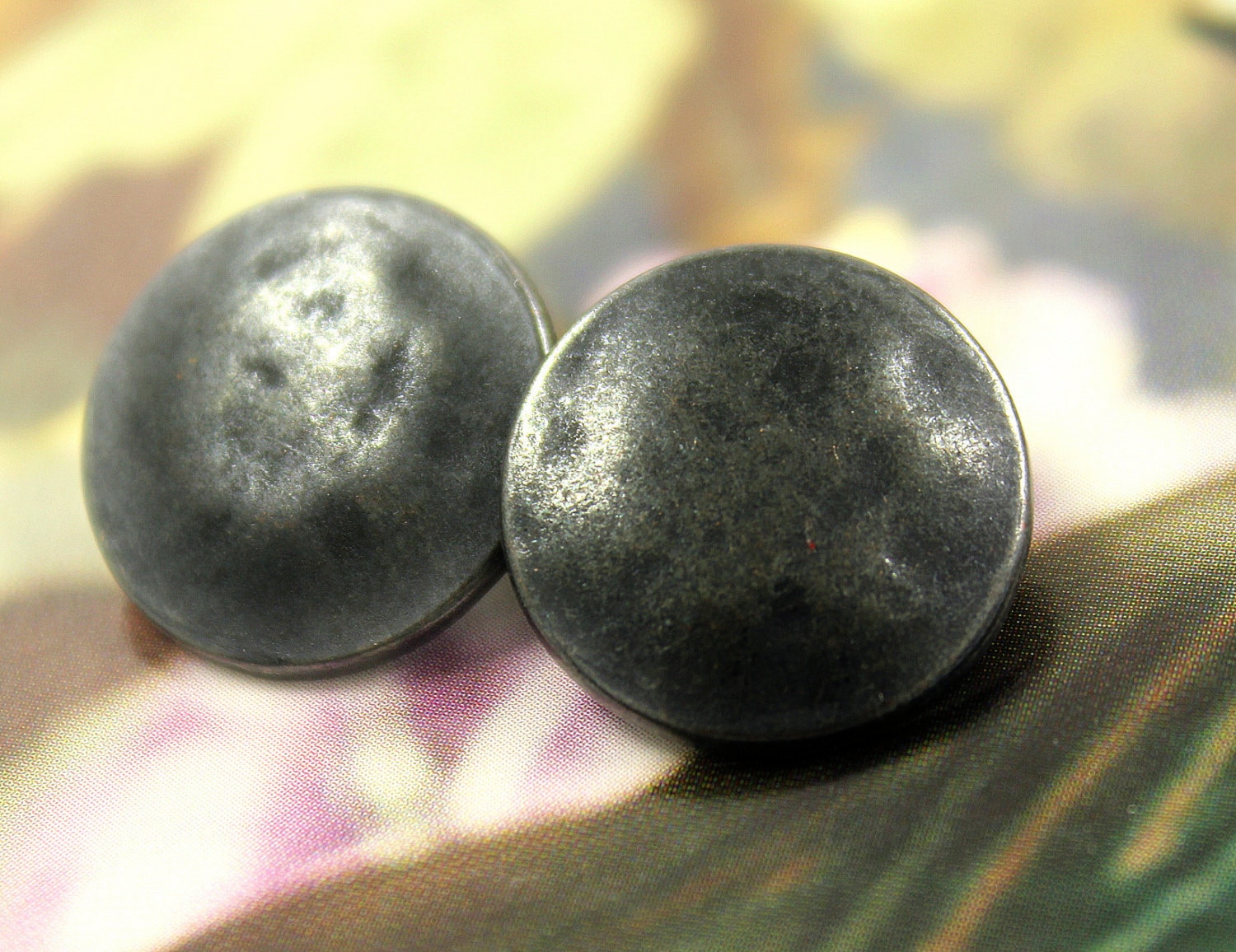Metal Buttons Black Gunmetal Metal Buttons Shank 0.71 - Etsy