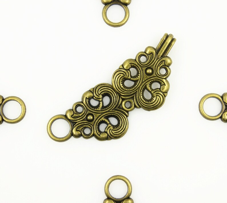 Cloak Clasp Fasteners - Baroque Swirl Cloak Clasp Antique Brass ...