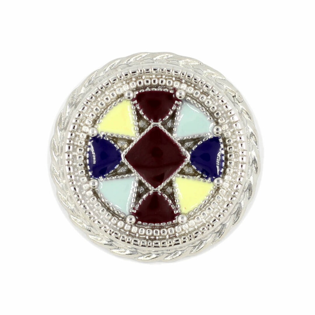 Metal Buttons - Color Lattice Silver Color Shank Metal Buttons - 0.87 ...