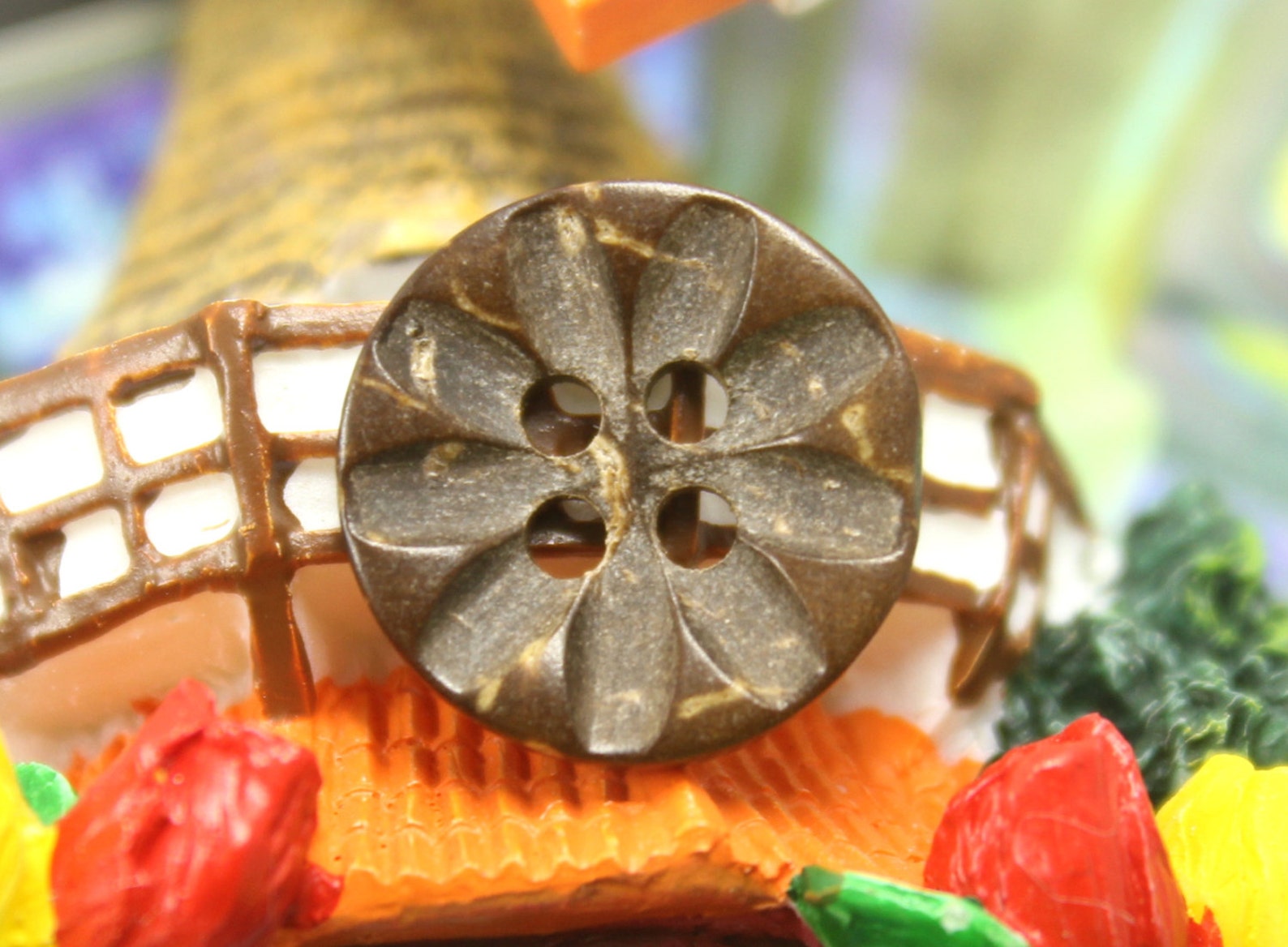 Coconut Buttons Small Coconut Buttons With Daisy Flower - Etsy