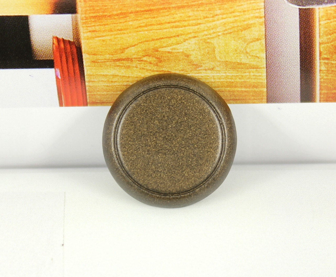 Metal Buttons - Brown Round Metal Buttons , Shank , 0.91 Inch , 6 Pcs ...