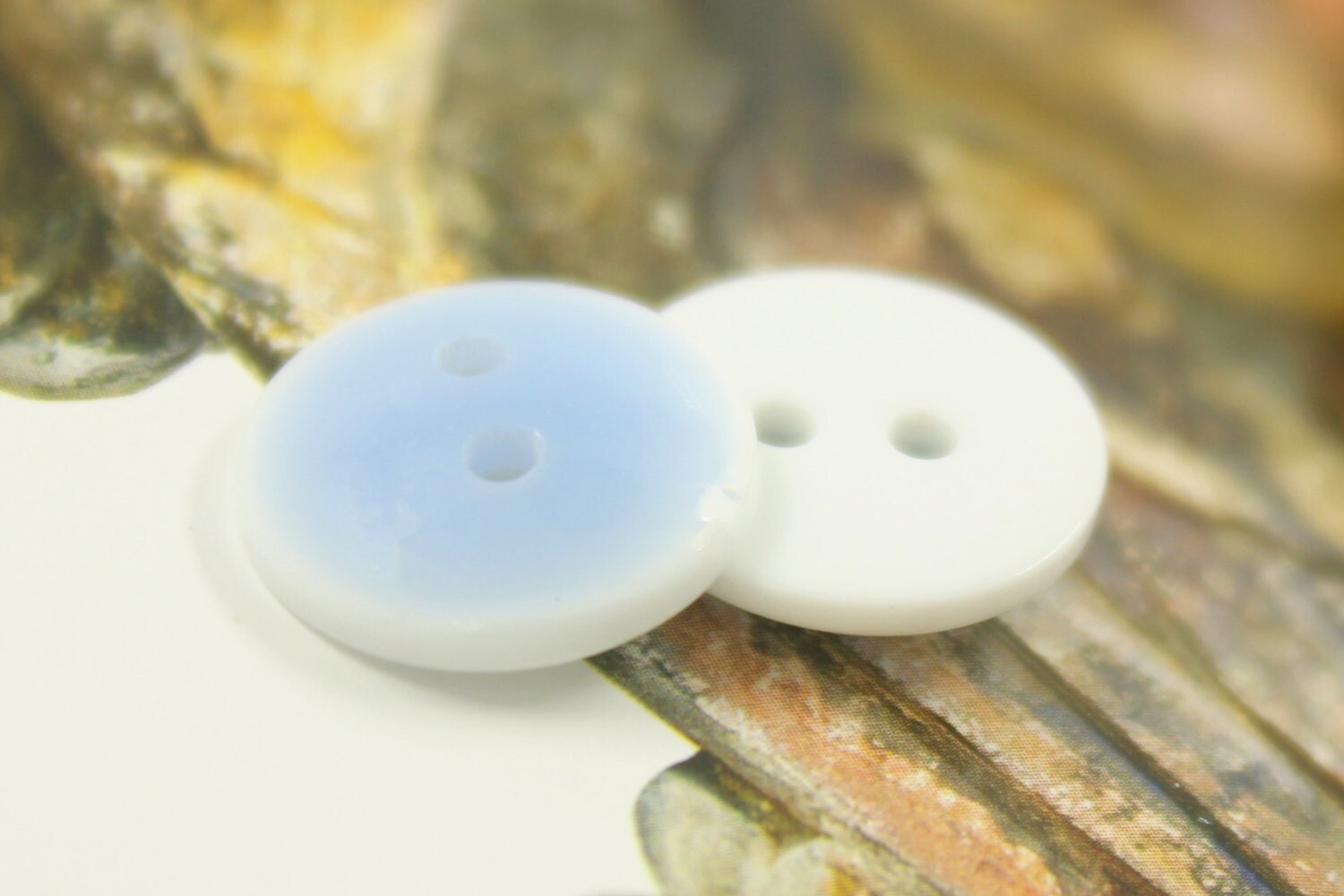 Lovely Plastic Buttons Baby Blue Color Plastic Buttons. | Etsy