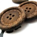 Large Wood Buttons - Beautiful Swirls Decorative Domed Border Cascading ...