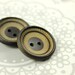 Wooden Buttons - Japanese Style Deep Concave Wood Buttons With Khaki ...