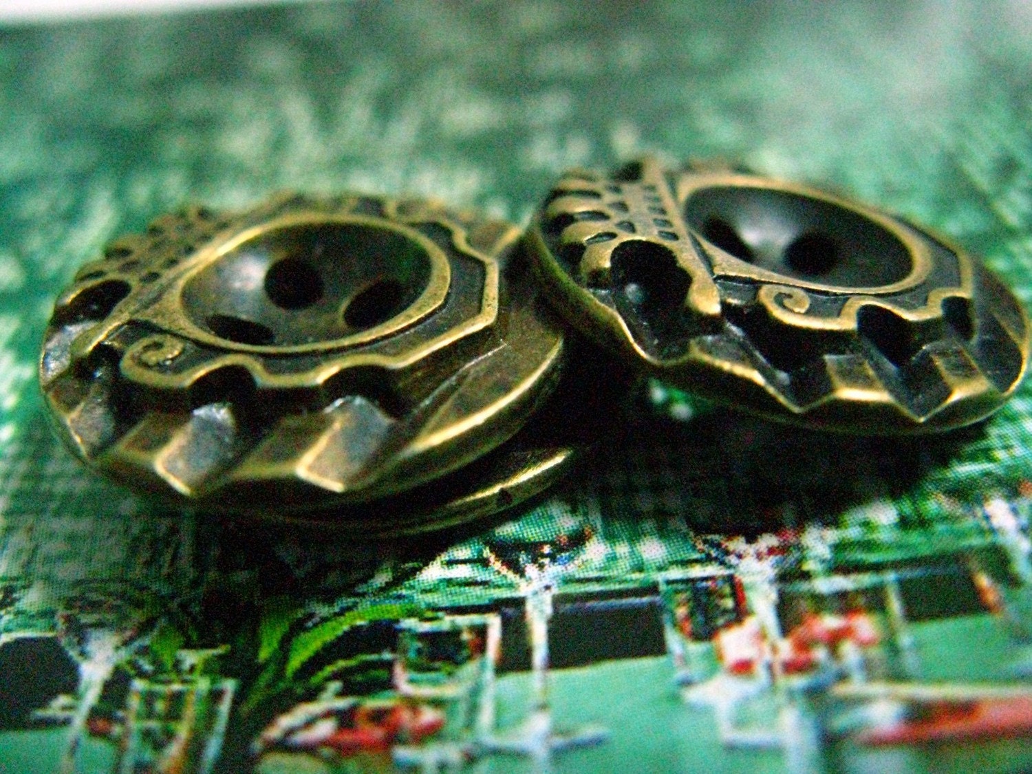 Metal Buttons Emblem and Stripes Metal Buttons Antique - Etsy