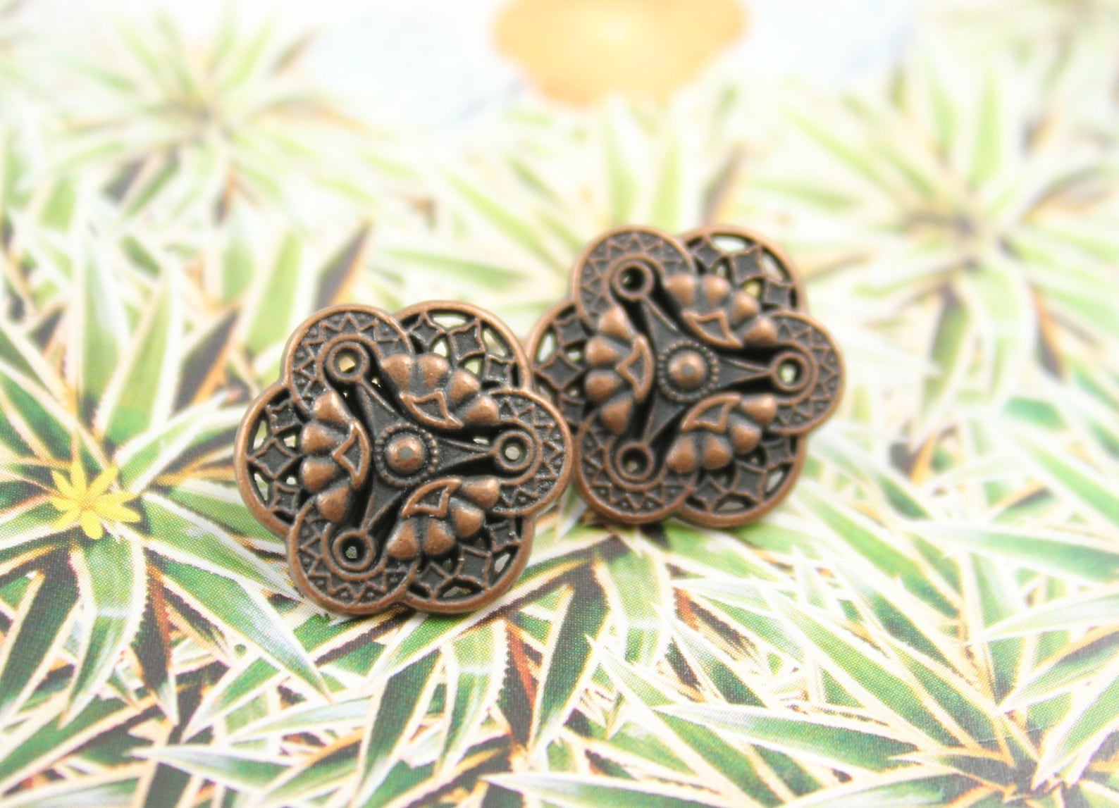 Special Metal Buttons Complicated Exotic Gothic Style Six - Etsy