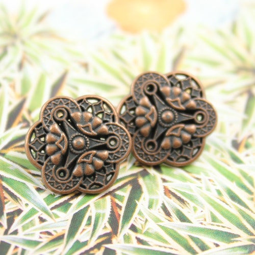 Special Metal Buttons Complicated Exotic Gothic Style Six - Etsy