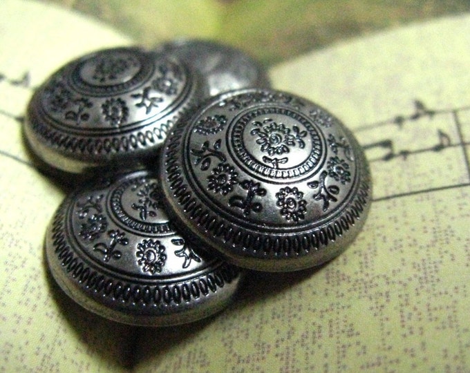 Clover Metal Buttons - Cutie Retro Copper Clover Metal Shank Buttons, 0 ...