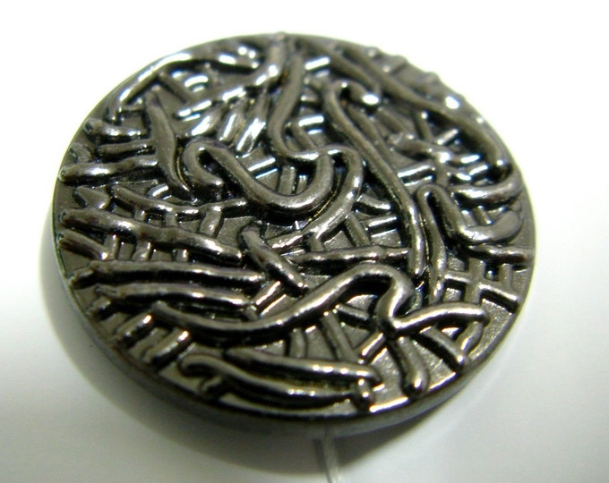 Metal Buttons - Confusion Pipeline Metal Buttons , Pewter Color , Shank ...