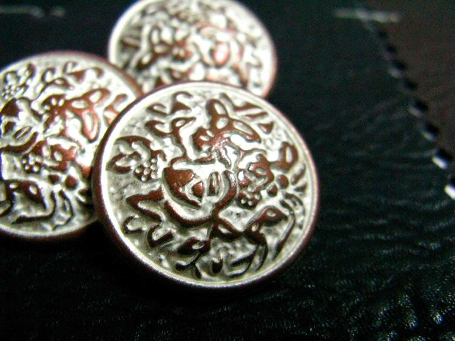 Botones de metal botones de Metal de ramo Color de la pátina | Etsy