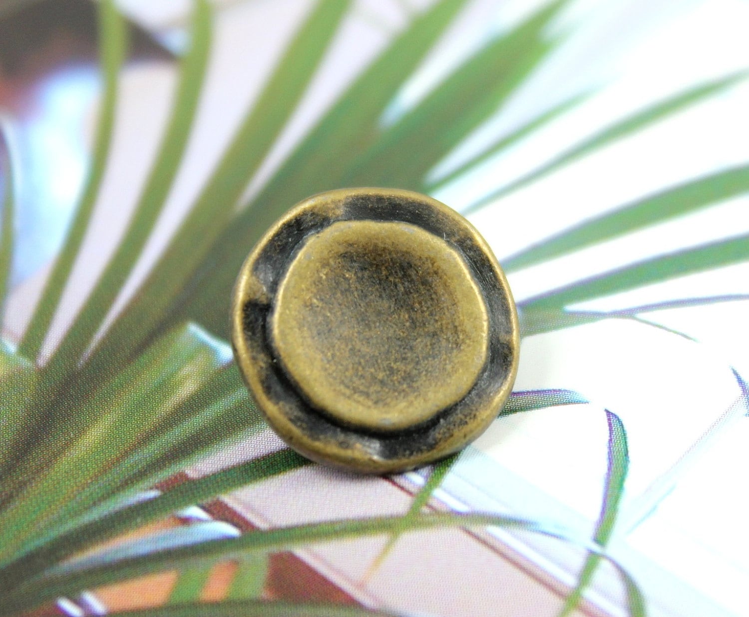 Metal Buttons Double Circles Metal Buttons Antique Brass - Etsy