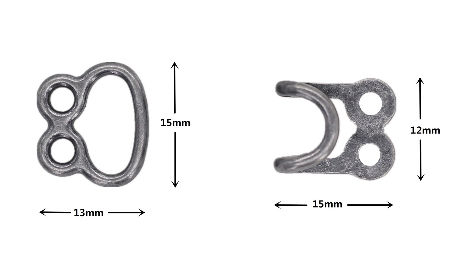 Simple Cloak Clasp Gunmetal Fasteners. 0.71 Inch, 5 Pairs. - Etsy