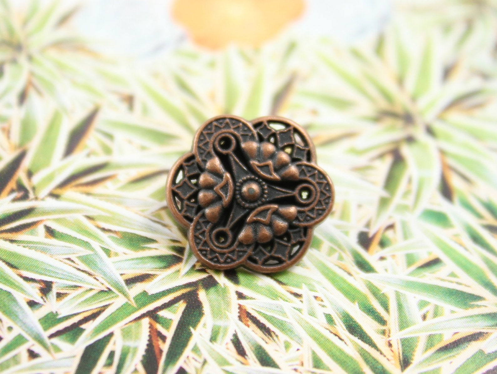 Special Metal Buttons Complicated Exotic Gothic Style Six - Etsy