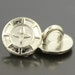Metal Buttons - Cross Star Metal Buttons , Shiny Silver Color , Shank ...