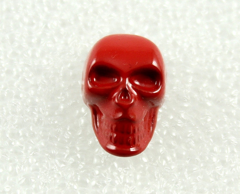 Wholesale Skull Metal Buttons 30 Hot Red Skull Solid Metal - Etsy