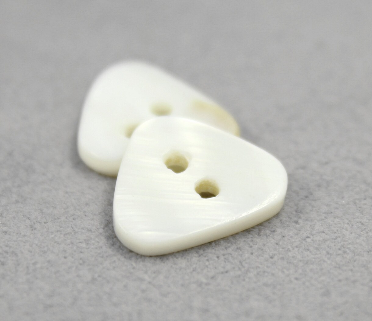 Shell Buttons Triangle White Shell Buttons 0.55 Inch 10 - Etsy