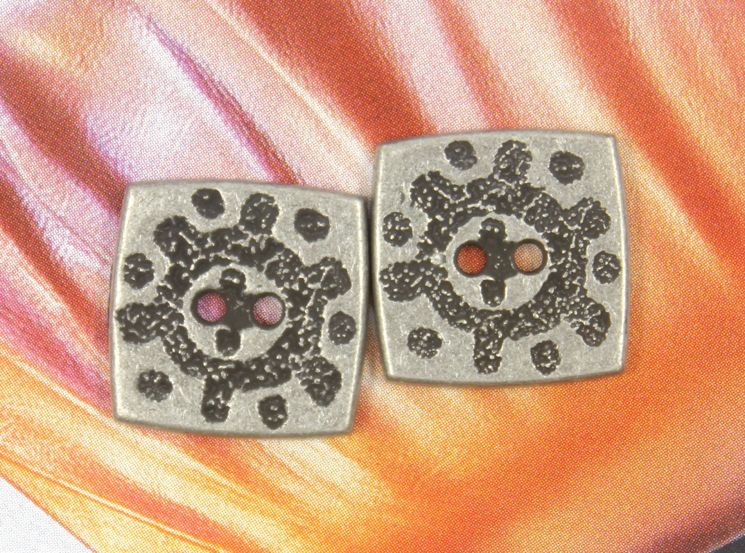 Metal Buttons Tribal Sun Metal Buttons Retro Silver Color - Etsy