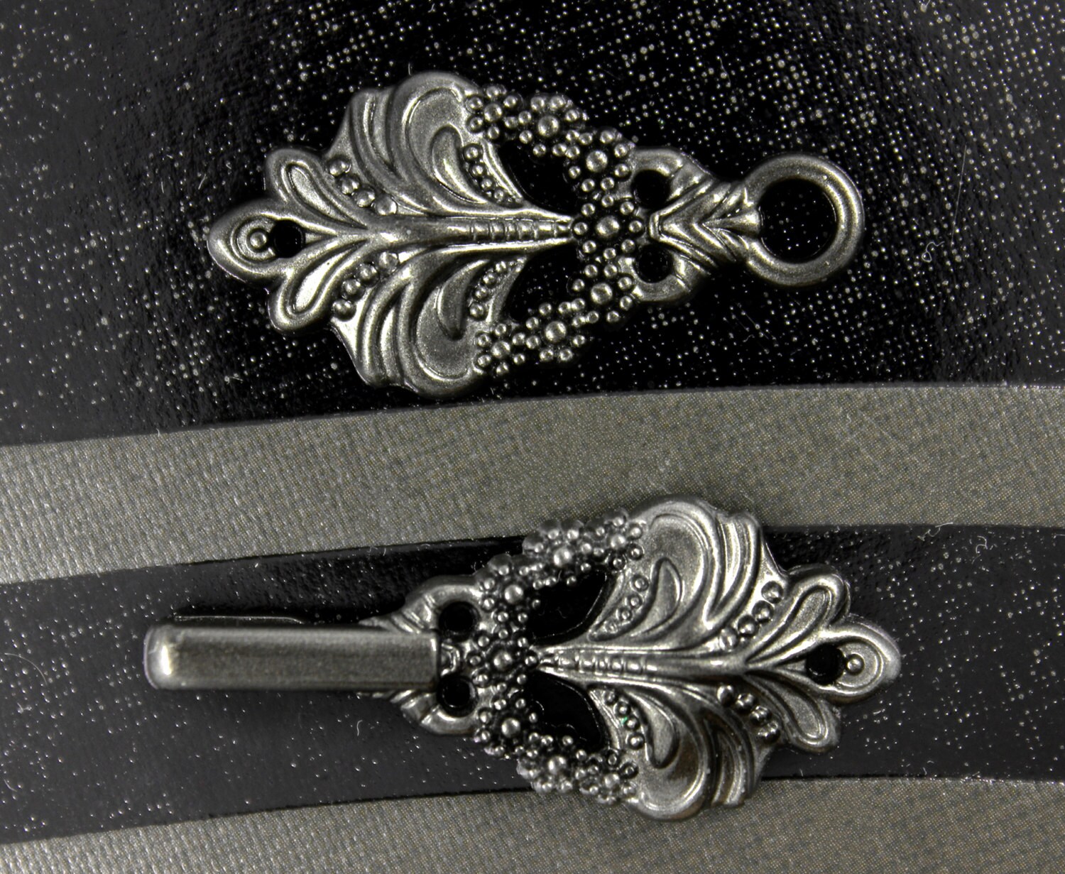 Cloak Clasp Fasteners - Bouquet Cloak Clasp Black Gunmetal Fasteners. 5 ...