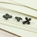 Metal Buttons - Cross Metal Buttons , Black Bronze Color , Shank , 0.47 ...