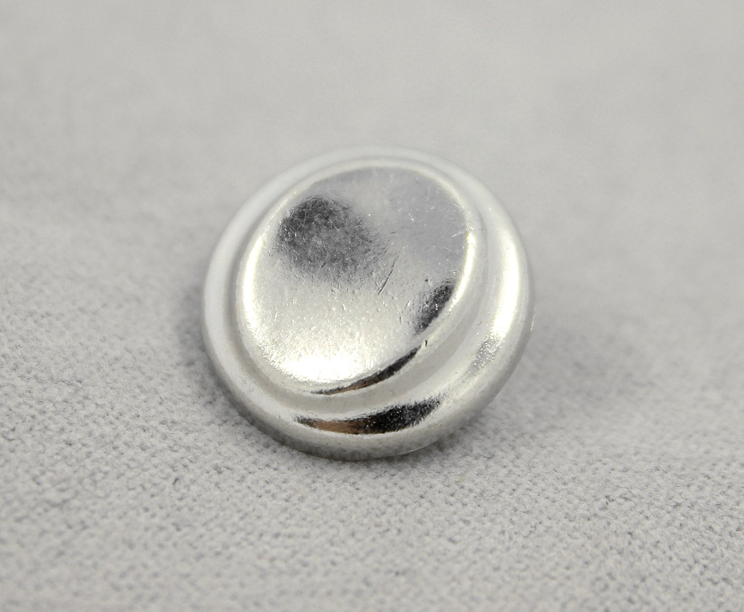 Metal Buttons Oval and Round Metal Buttons Matte Silver - Etsy Singapore