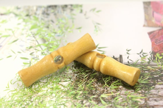 Wooden Buttons Bamboo Joint Design Natural Wooden Toggles | Etsy