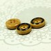 Khaki Buttons Khaki Color Recessed Center Buttons, With Dark Brown Edge ...