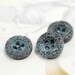 Metal Buttons - Blue Rust Stone Texture Metal Hole Buttons - 0.43 Inch ...