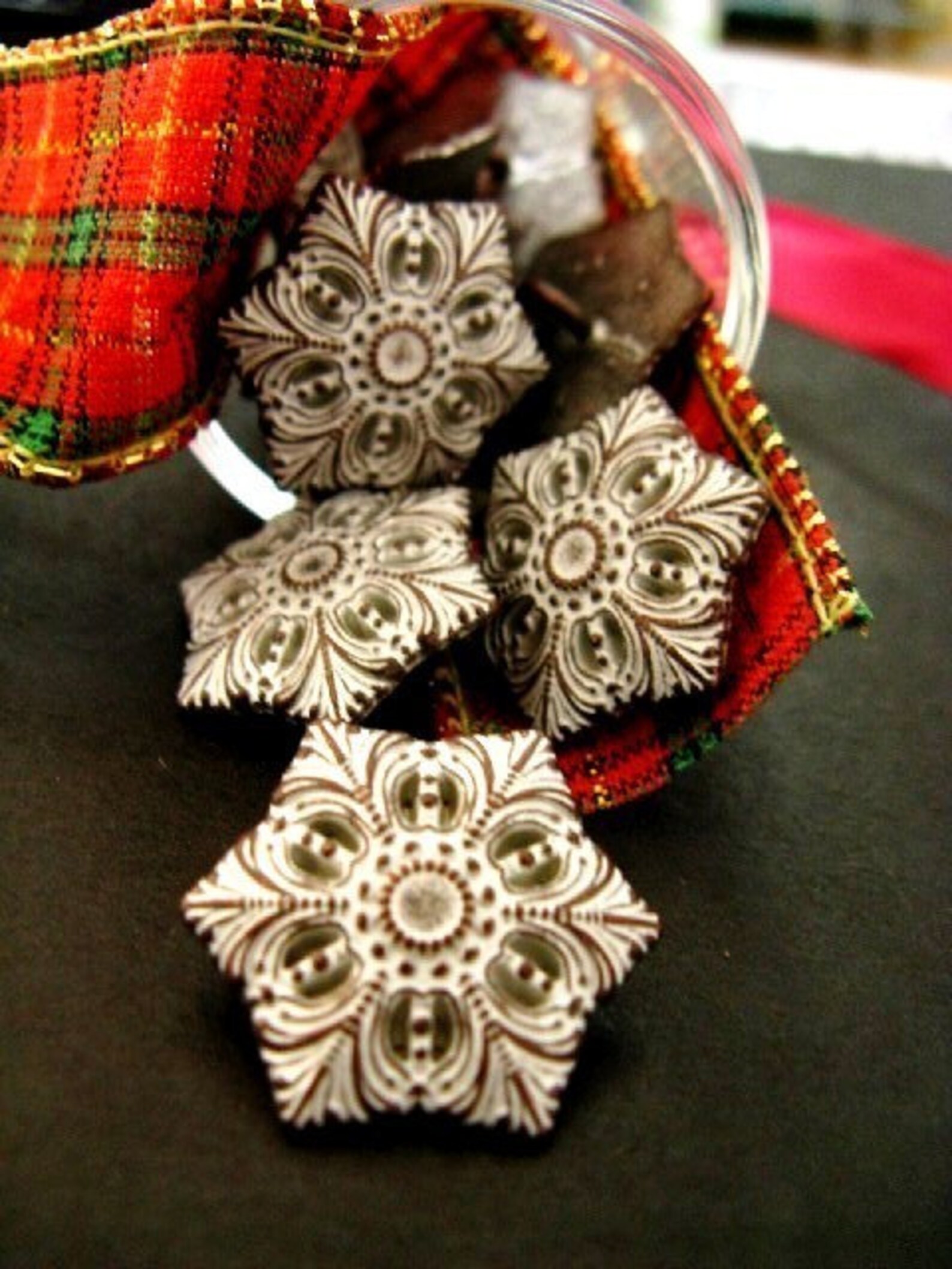 Metal Buttons Snowflakes Metal Buttons Copper White Patina | Etsy