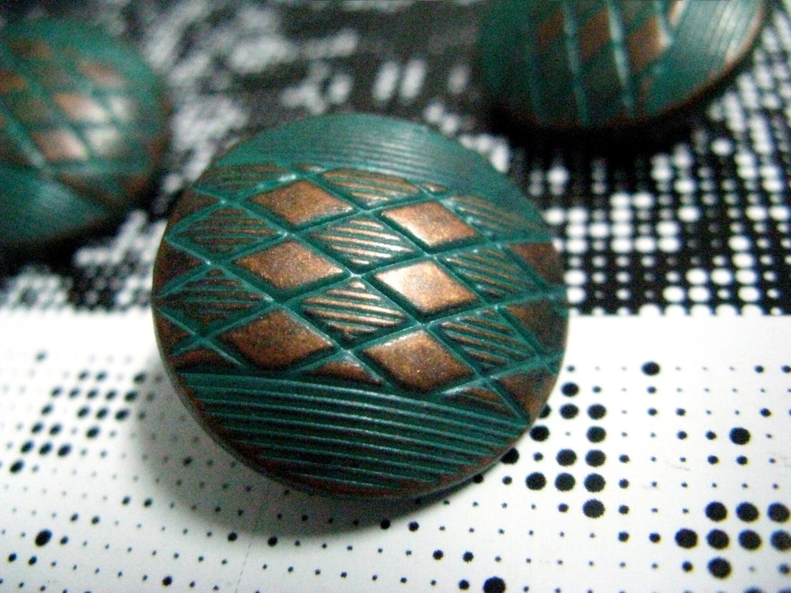 Cyan Buttons 10 Pieces of Special Cyan Rendering and Vintage - Etsy