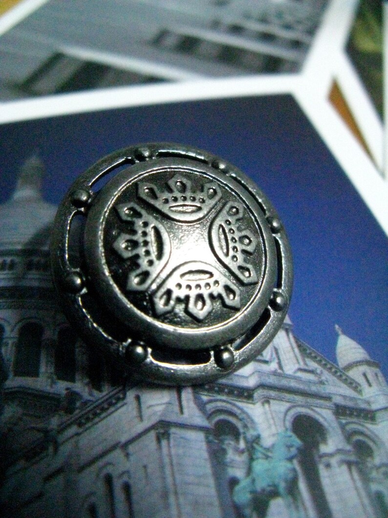 Metal Buttons Crowns Metal Buttons Gray Silver Color - Etsy