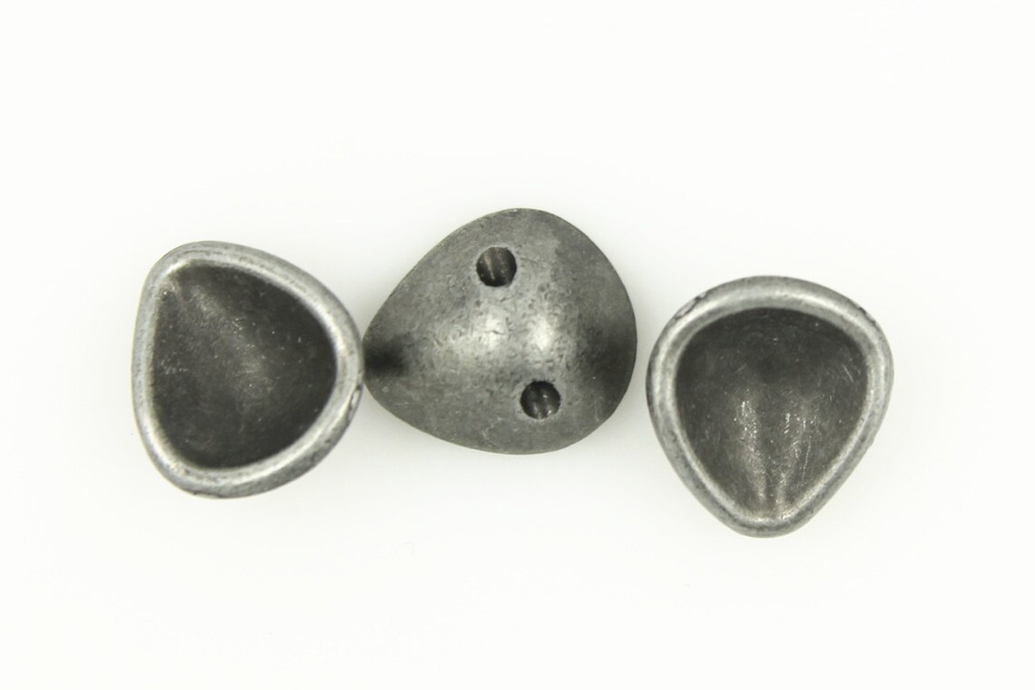 Metal Buttons Round Triangular Concave Metal Buttons - Etsy