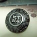 Metal Buttons - Carpet Patterns Metal Buttons , Gray Silver Color ...