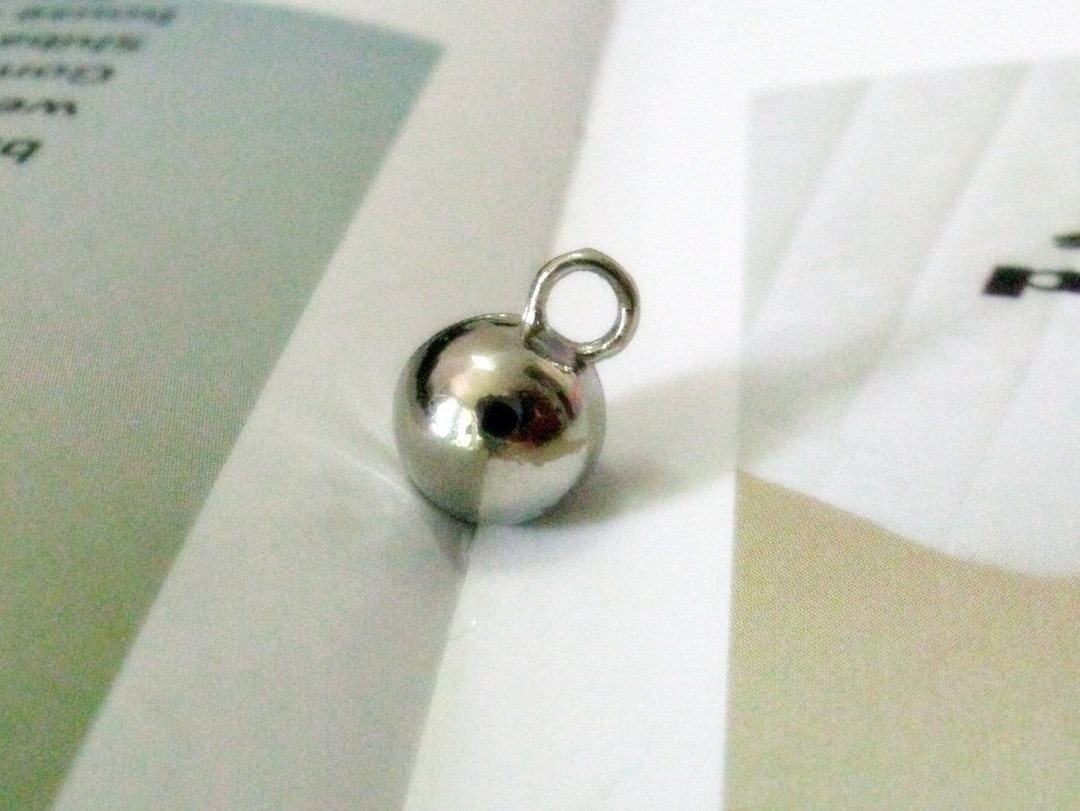 Metal Buttons - Silver Ball Shank Metal Buttons , 0.31 Inch , 10 Pcs - Etsy