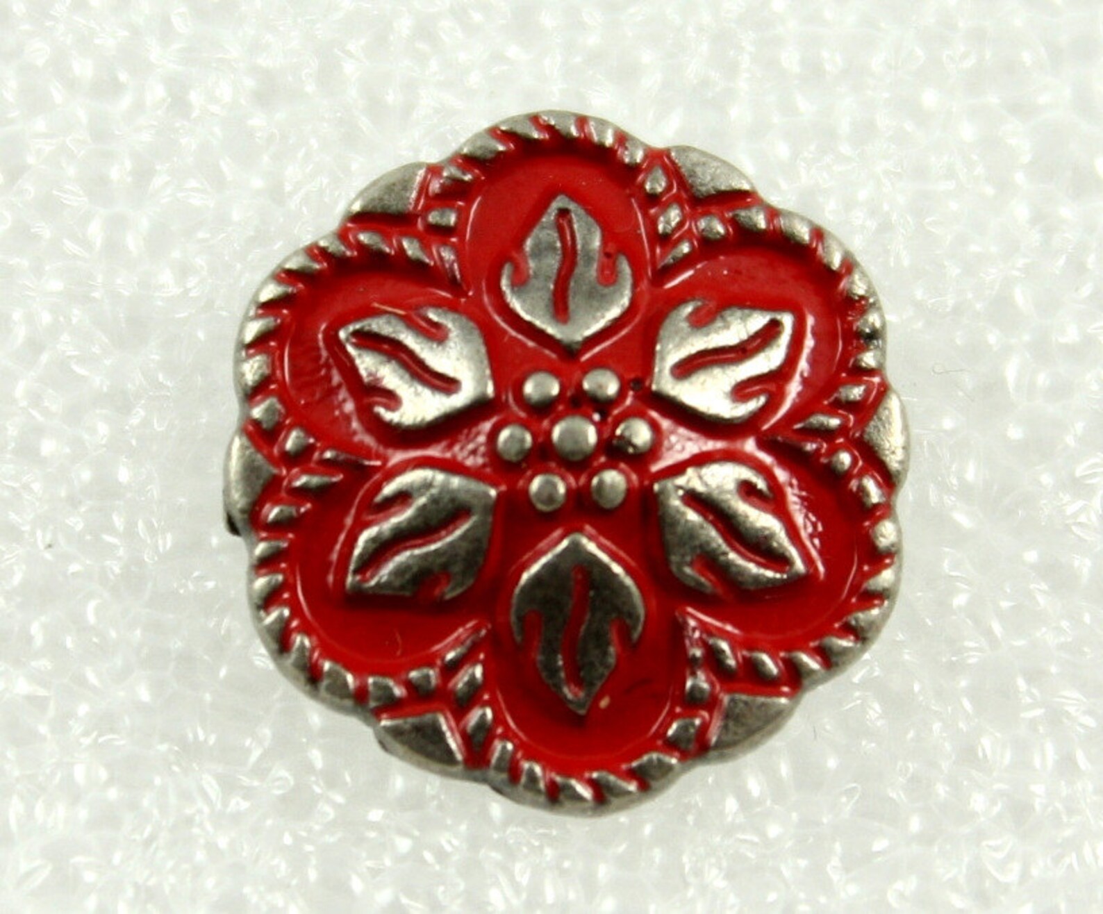 Wholesale Metal Buttons Lot 50 Retro Red Painting - Etsy