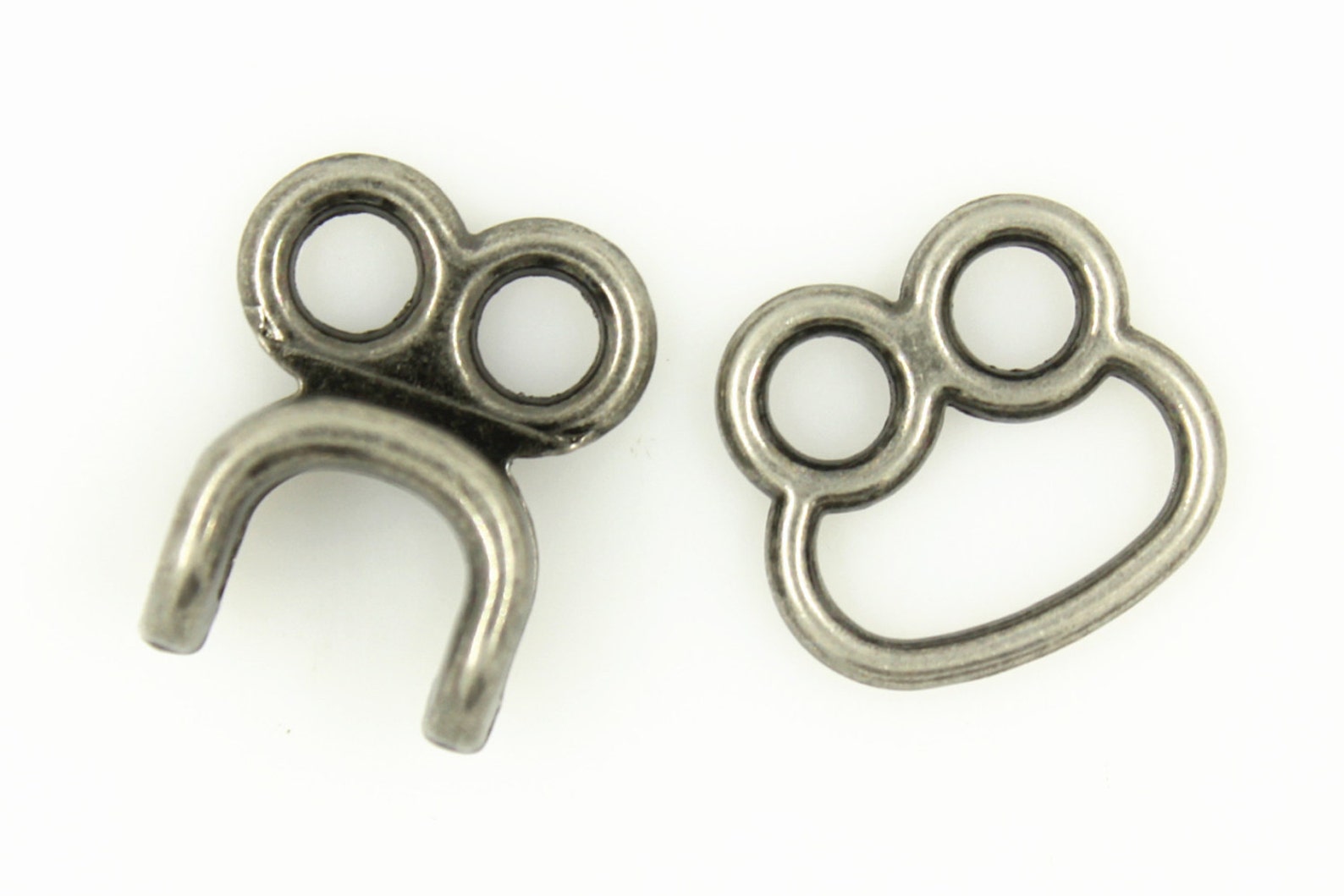 Simple Cloak Clasp Gunmetal Fasteners. 0.71 Inch 5 Pairs. | Etsy