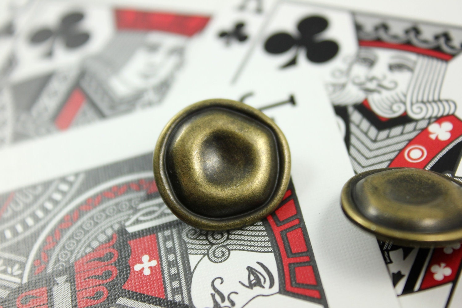 Metal Buttons Caved Round Metal Buttons Antique Brass | Etsy