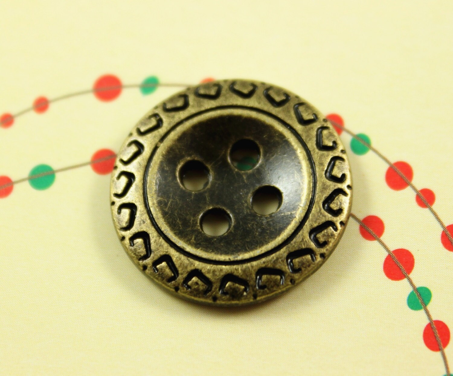 Metal Buttons ZIG-ZAG Metal Buttons Antique Brass Color - Etsy