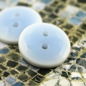 Lovely Plastic Buttons - Baby Blue Color Plastic Buttons. 0.51 Inch. 10 ...