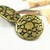 Clover Metal Buttons Cutie Retro Copper Clover Metal Shank Buttons, 0. ...
