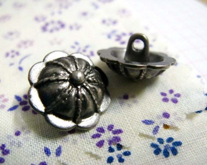 Metal Buttons Circus Tent Metal Buttons Gray Silver Color - Etsy
