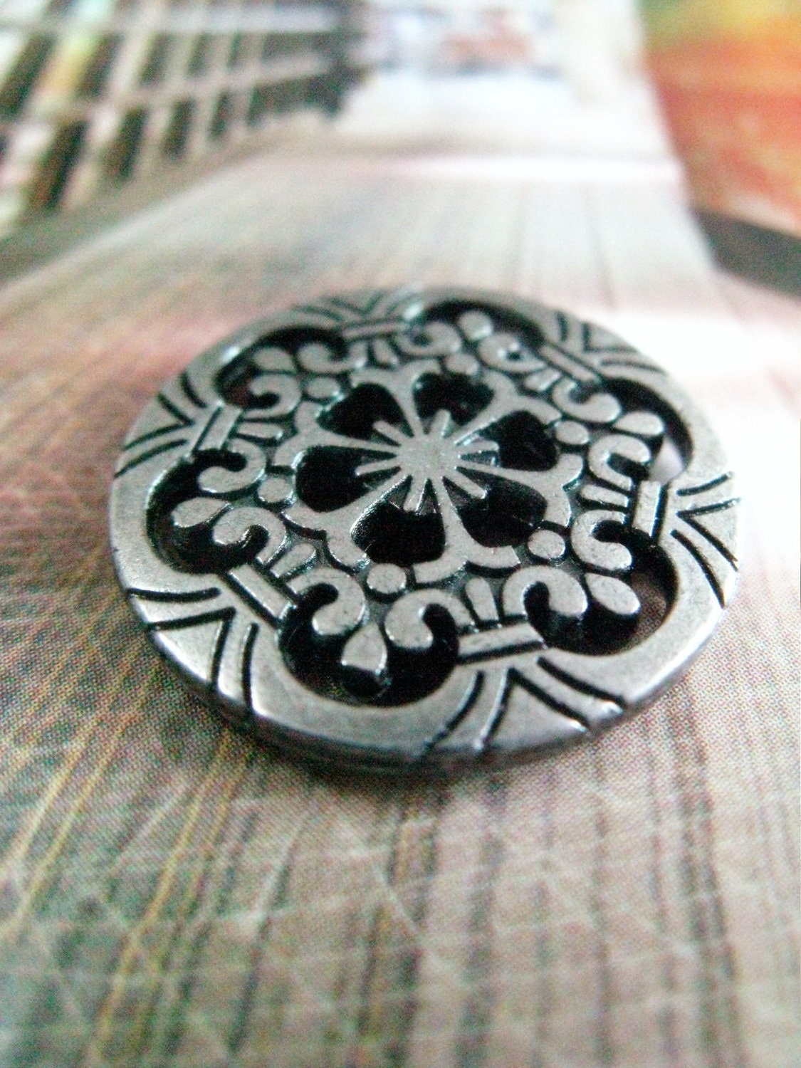 Metal Buttons Roman Columns Metal Buttons Gray Silver - Etsy