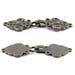 Cloak Clasp Fasteners - Stunning Antique Brass Baroque Fleur-de-lis ...