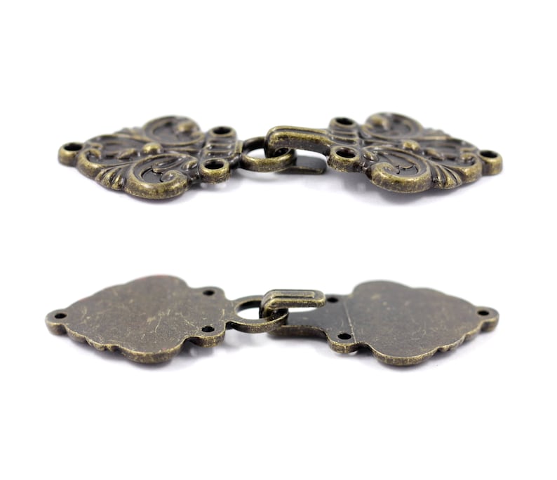 Cloak Clasp Fasteners Stunning Antique Brass Baroque - Etsy New Zealand