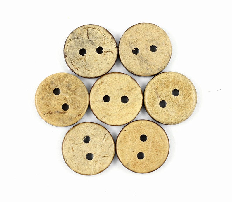 Wholesale Coconut Buttons - 12.5mm - 1/2 Inch. 100 Pcs. - Etsy