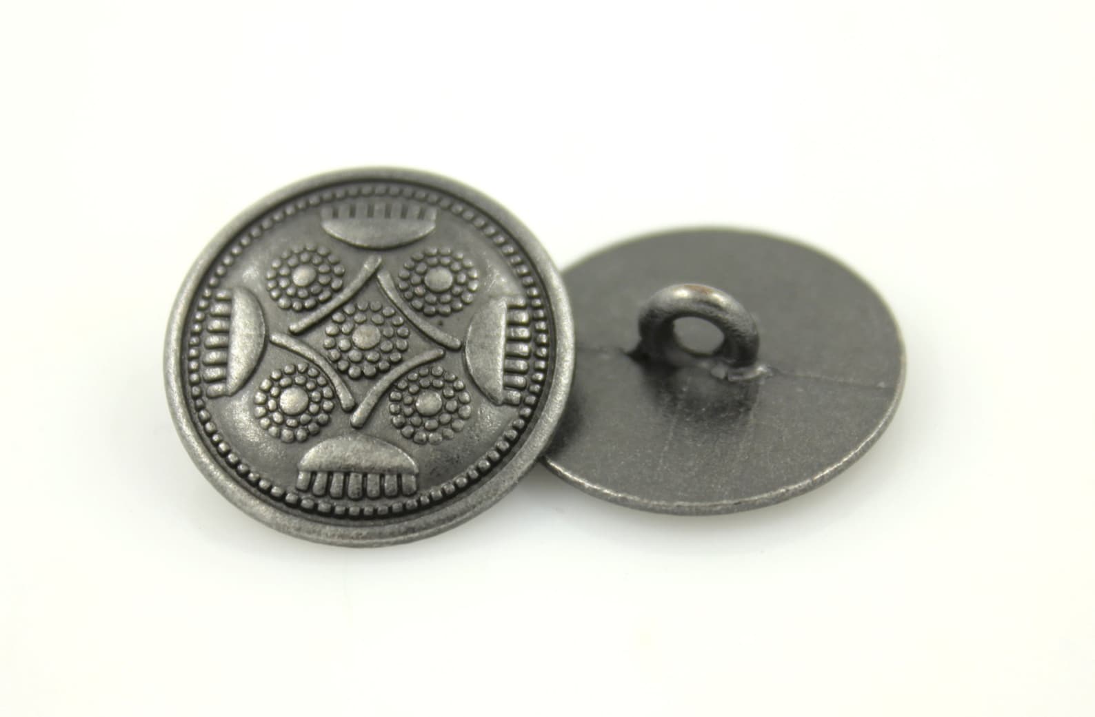 Metal Buttons Elaborate Maze Garden Pattern Gunmetal | Etsy