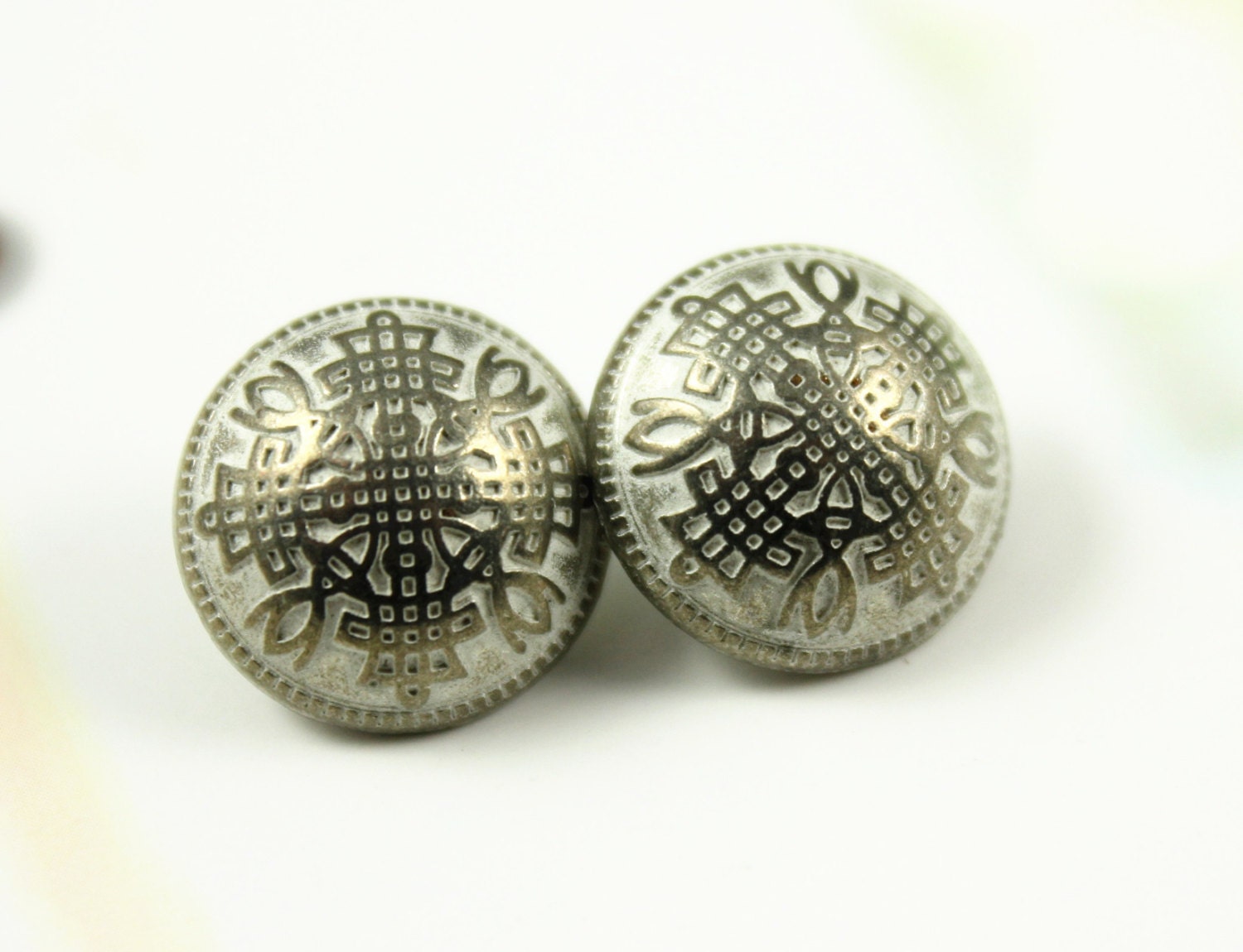 Metal Buttons Flower Lattice Metal Buttons Champagne - Etsy
