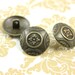 Metal Buttons - Carpet Patterns Metal Buttons , Antique Brass Color ...