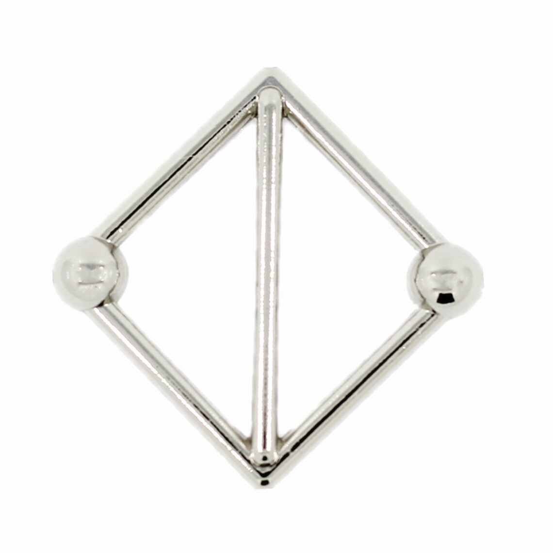 Metal Buttons Geometric Square Metal Shank Buttons Shiny | Etsy