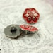 Wholesale Metal Buttons Lot 50 Retro Red Painting - Etsy