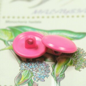 Metal Buttons - Hot Pink Metal Buttons , Shank , 0.39 Inch , 10 Pcs - Etsy
